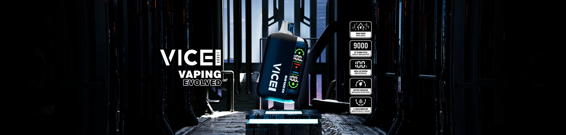 VICE BOOST (9000 PUFFs) DISPOSABLE VAPE MISTER VAPOR CANADA – Mister Vapor