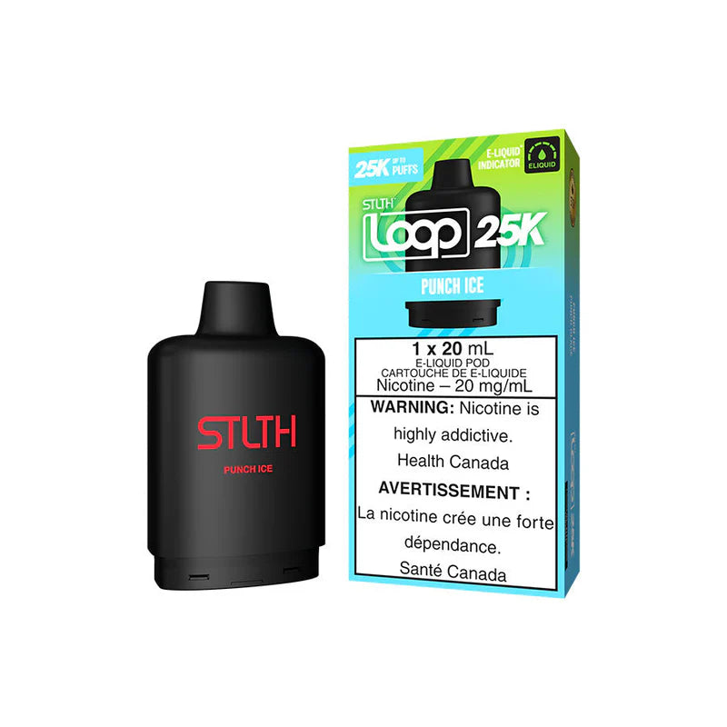 STLTH LOOP 25K PUNCH ICE POD - LONG-LASTING SWEET FLAVOUR – Mister Vapor
